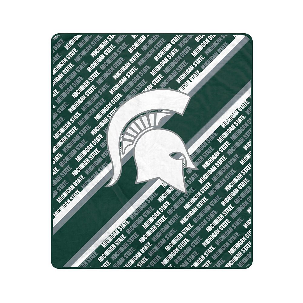 Pegasus Michigan State Spartans 50" x 60" Diagonal Lined Wordmark Ultra ...