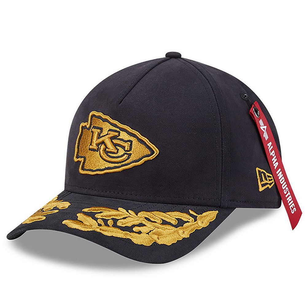 Men's New Era x Alpha Industries Black Kansas City Chiefs A-Frame ...