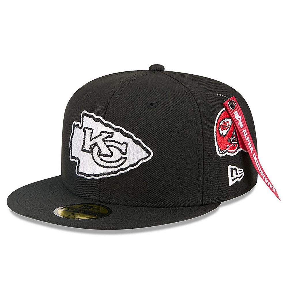 Men's New Era x Alpha Industries Black Kansas City Chiefs 59FIFTY ...