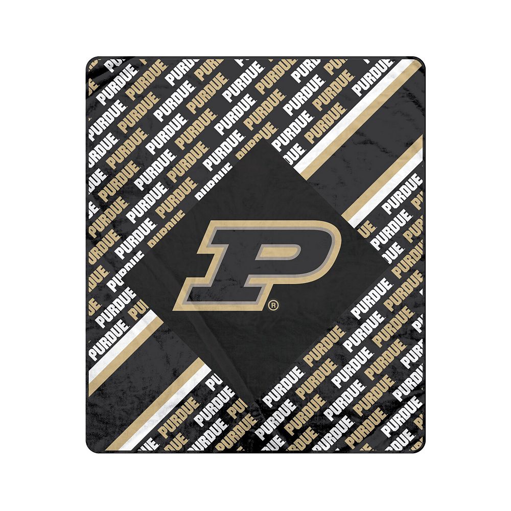 Pegasus Purdue Boilermakers 50" x 60" Diagonal Lined Wordmark Ultra ...
