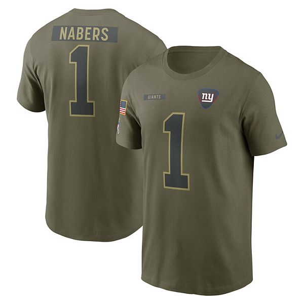 Men's Nike Malik Nabers Olive New York Giants 2025 Salute to Service ...