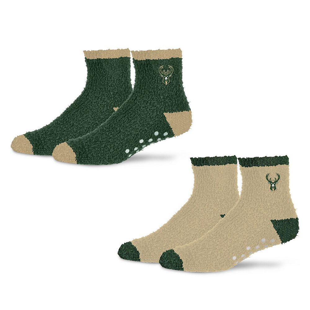 Women's Starter Hunter Green/Gold Milwaukee Bucks Home and Away Cozy ...