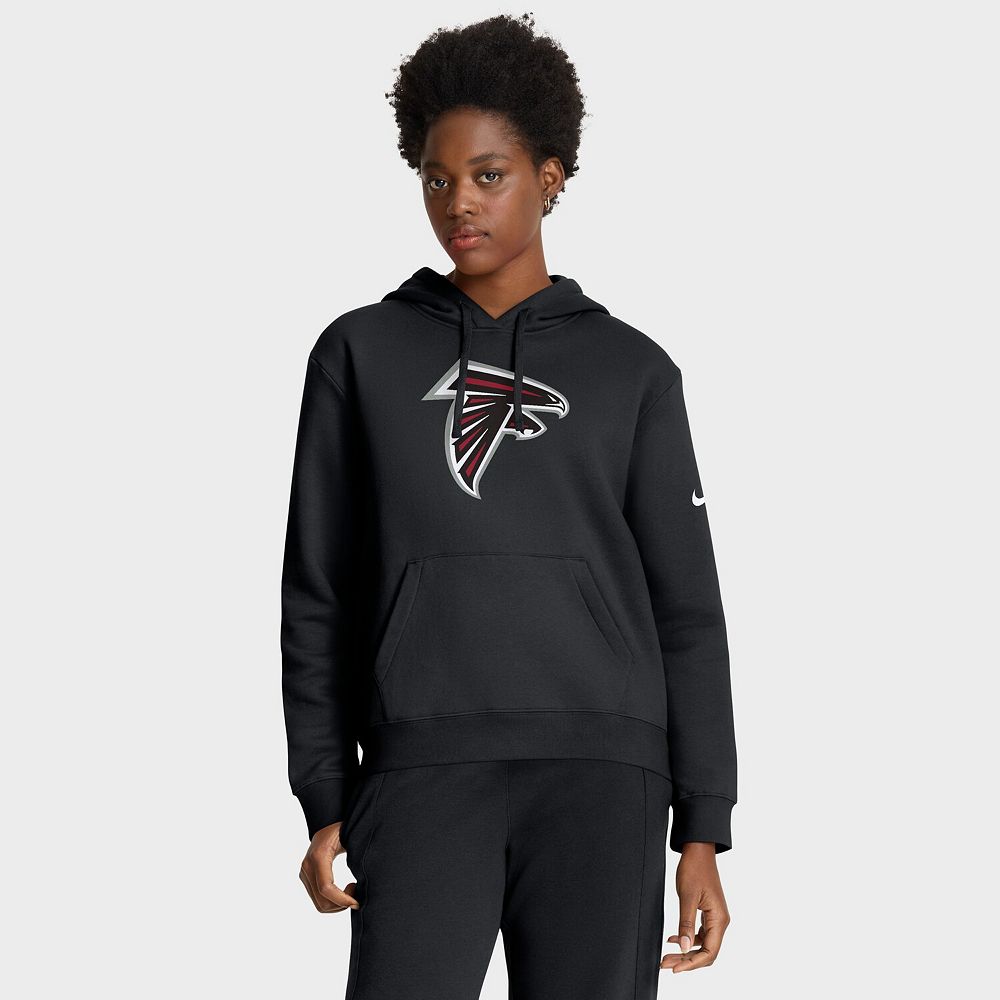 Women's Nike Black Atlanta Falcons Club Fleece Hoodie