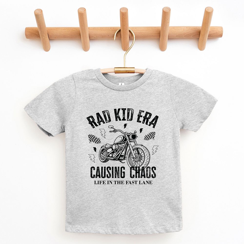 Rad Kid Era Causing Chaos - Youth Short Sleeve Graphic T-Shirt