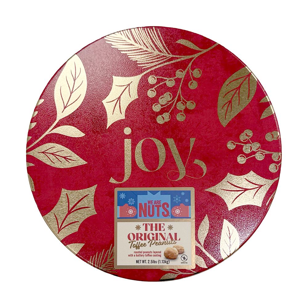 We Are Nuts 2.5-lb. The Original Toffee Peanuts Gift Tin