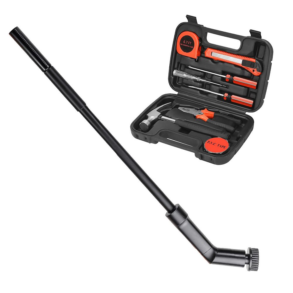 Rechargeable Electric Scrubber & Handy Solutions 9-Piece Tool Kit Home ...