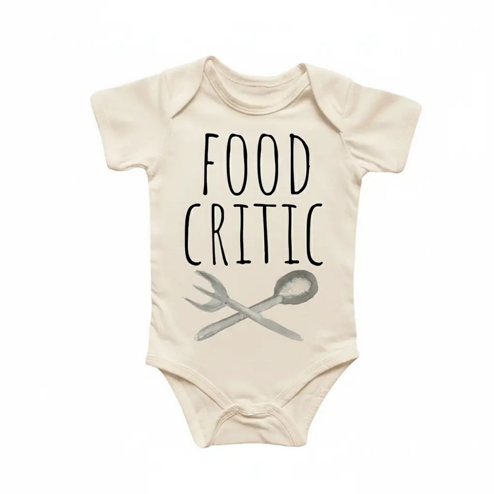 Food Critic Foodie - Baby Boy Girl Clothes Infant Onesie® Funny Cute ...