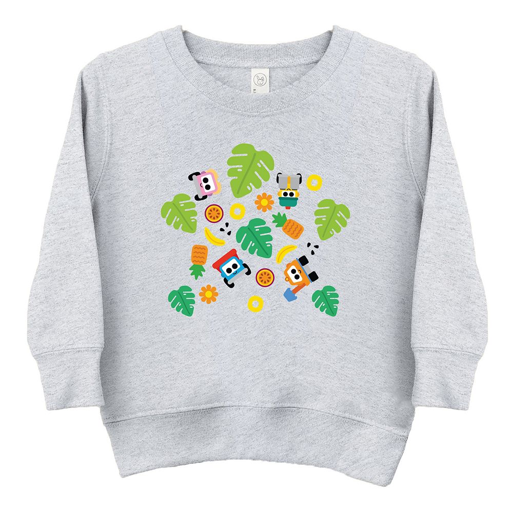 Leo the Truck Palm Leaves - Toddler Graphic Sweatshirt