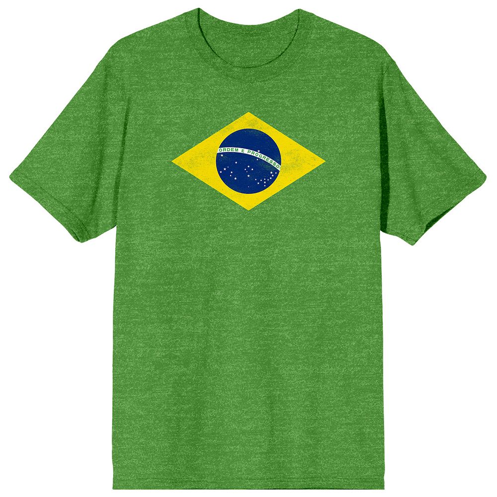 Men's Bioworld Brazilian Flag Graphic Tee