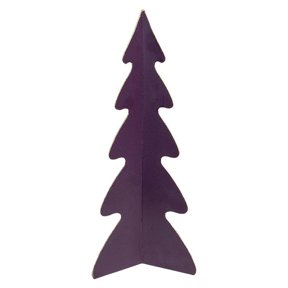Northlight Triangular Christmas Tree with Curved Edges Decoration Table ...