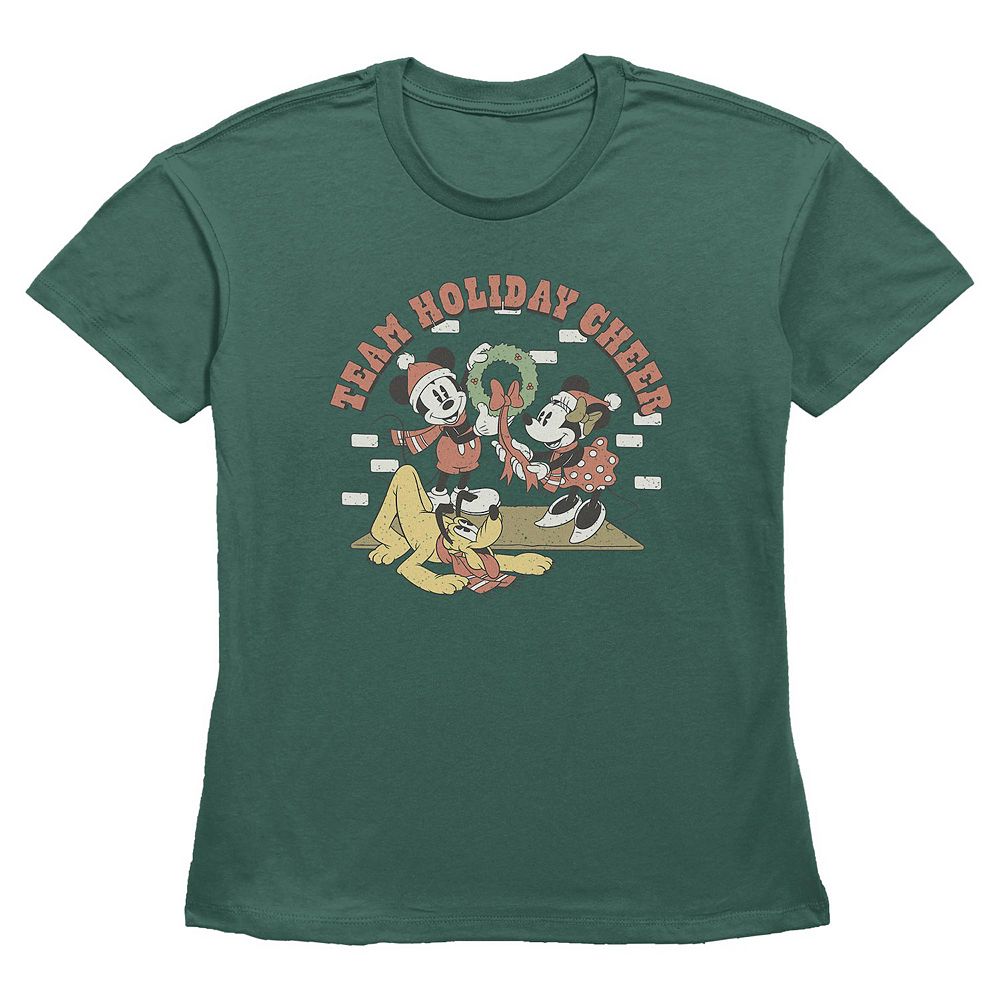 Disney’s Mickey & Minnie Team Holiday Cheer Graphic Tee