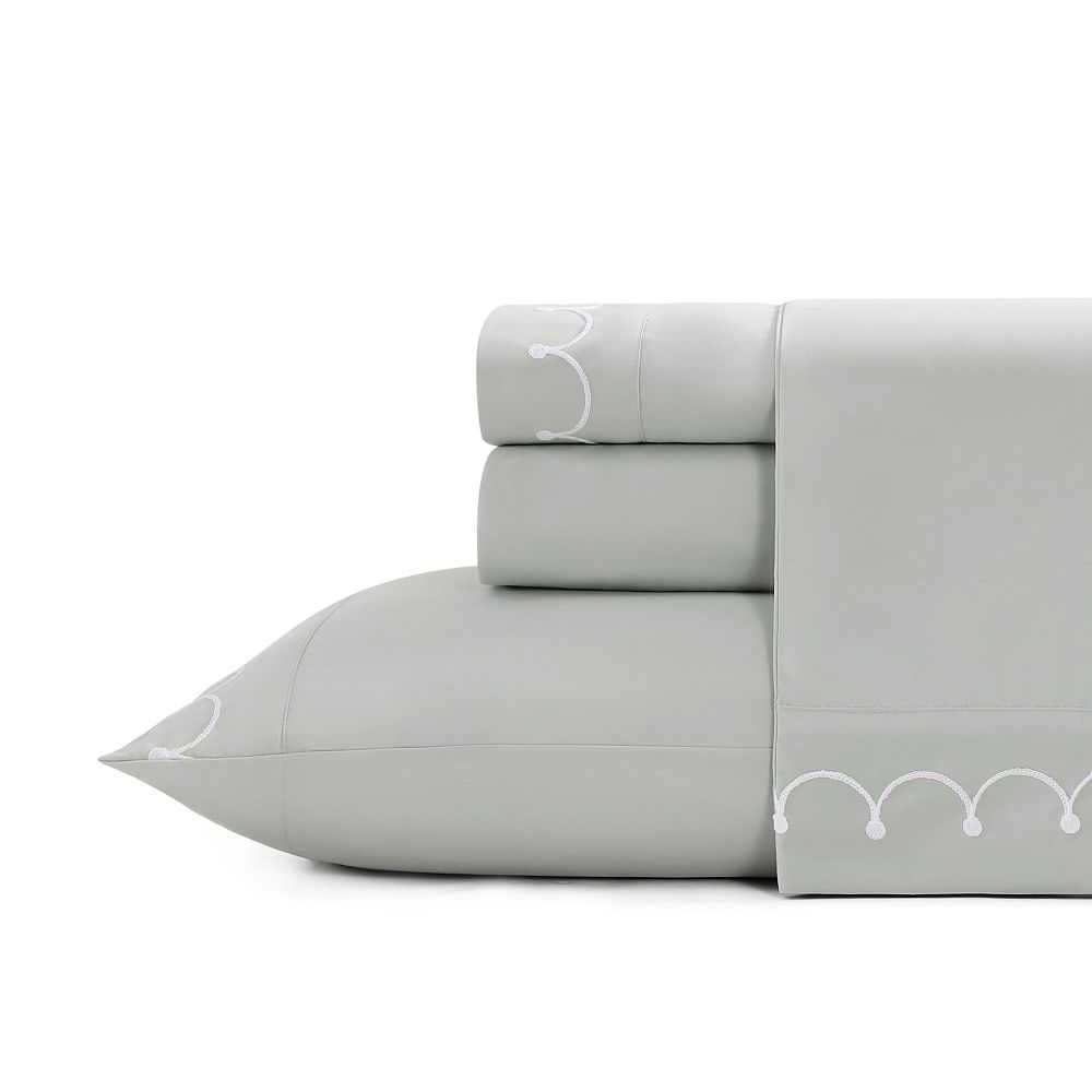 ELLE Embroidered Sheet Set with Pillowcases