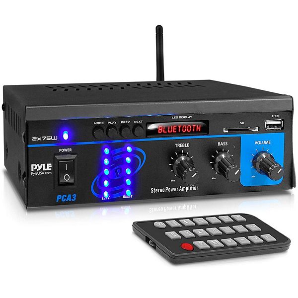 Pyle Home Audio Power Amplifier System 2X75W