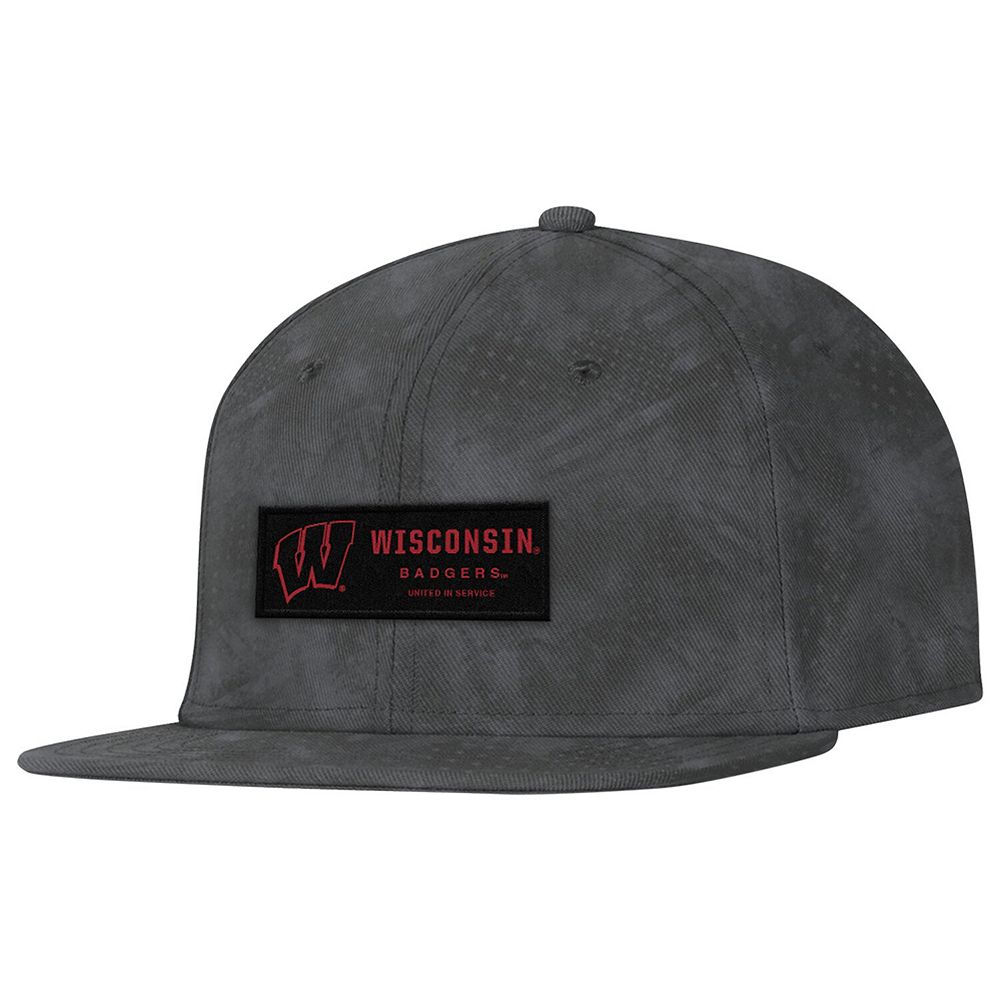 Men's Under Armour Charcoal Wisconsin Badgers Freedom Collection ...