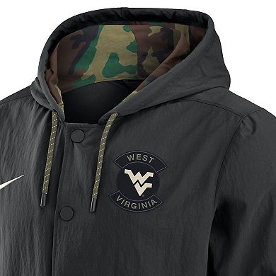 Men's Nike Black West Virginia Mountaineers 2025 NCAA Military ...