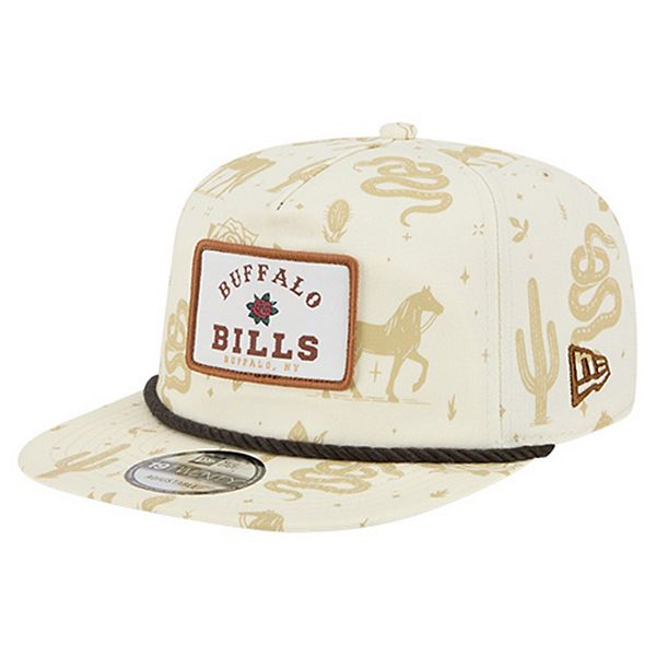 Men's New Era Cream Buffalo Bills Desert Rose 19TWENTY Adjustable Hat
