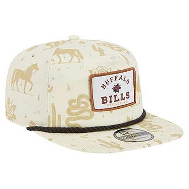 Men's New Era Cream Buffalo Bills Desert Rose 19TWENTY Adjustable Hat