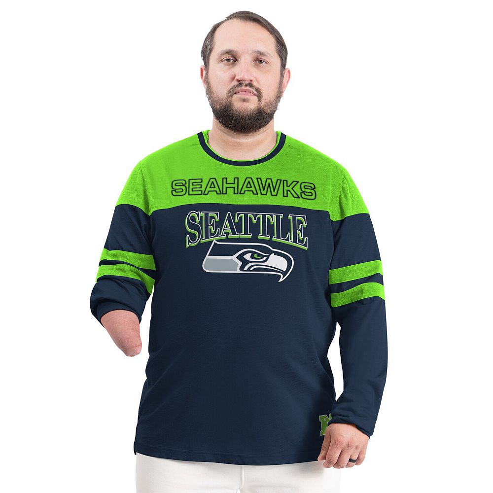 Men's G-III Sports by Carl Banks College Navy/Neon Green Seattle ...
