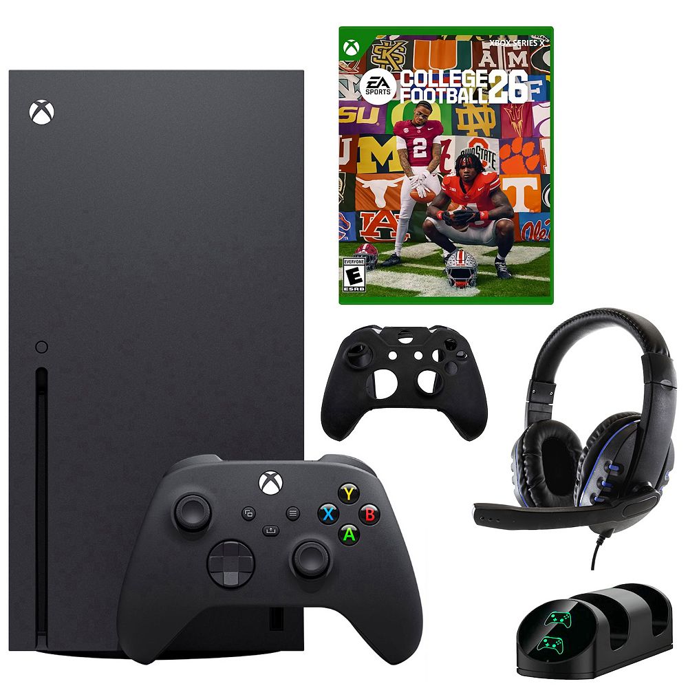 Xbox Series X Console with NCAA College Football 26 & Accessories