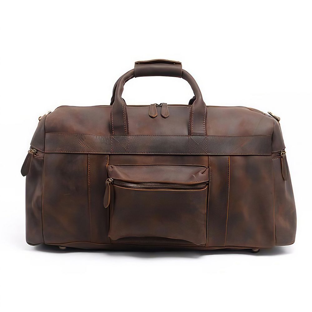 The Asta Weekender Handcrafted Leather Duffle Bag