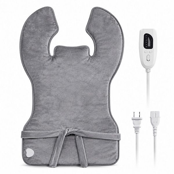 36.6x22in Electric Heating Wrap Fast Heat Pad for Neck & Shoulder Pain ...