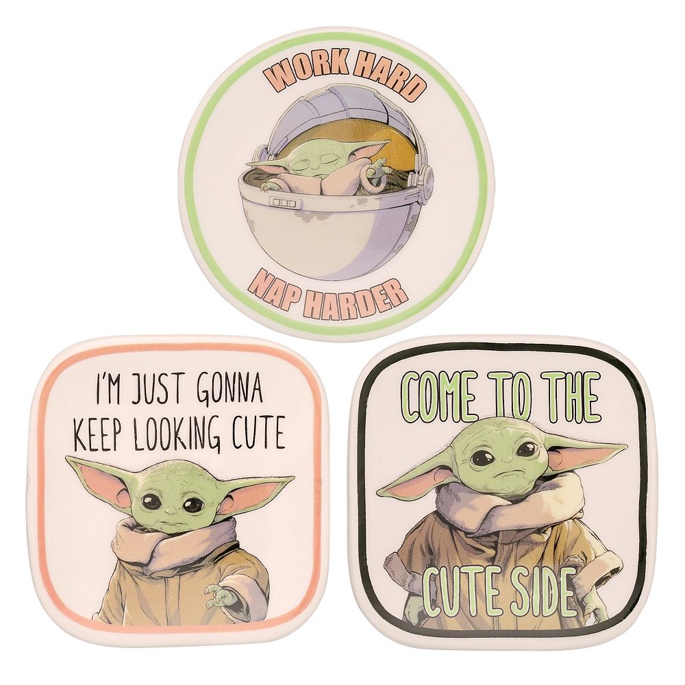 Disney Star Wars The Child Grogu Mini Trinket Tray Gift Set, 3 Piece ...