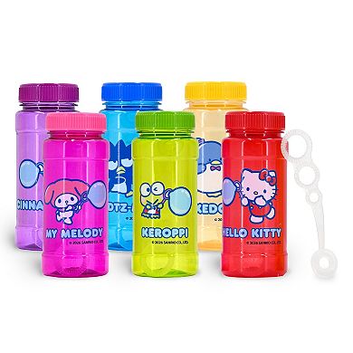 Sunny Days Entertainment Hello Kitty 6-Pack Bubble Bottles 4oz.