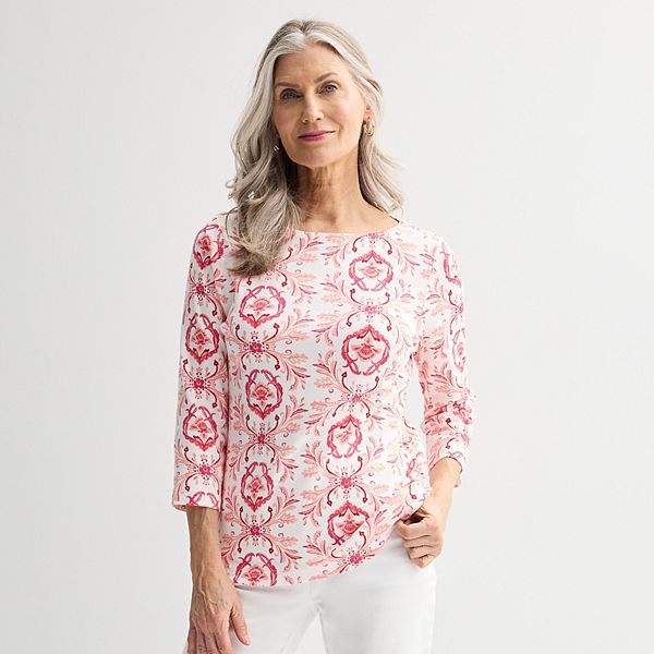Women's Croft & Barrow® Boatneck Top