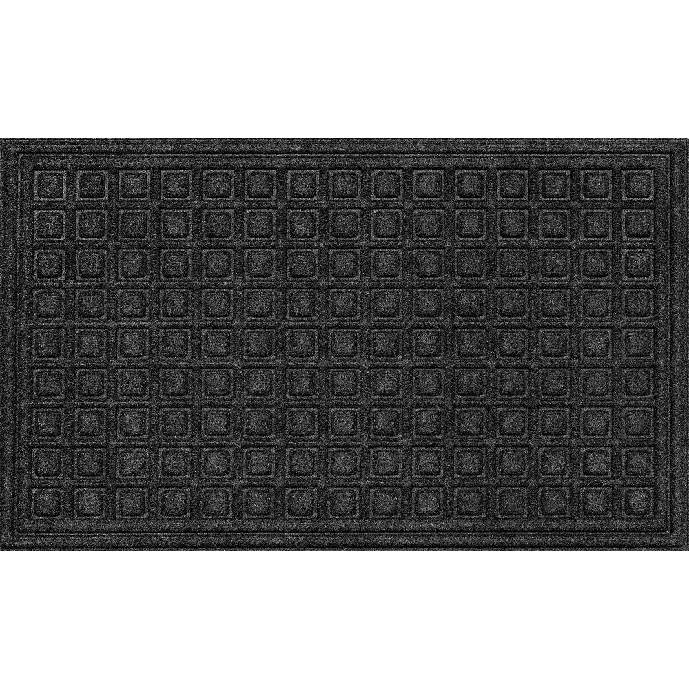 Apache Mills Texture Blocks Non-Slip Entrance Door Mat