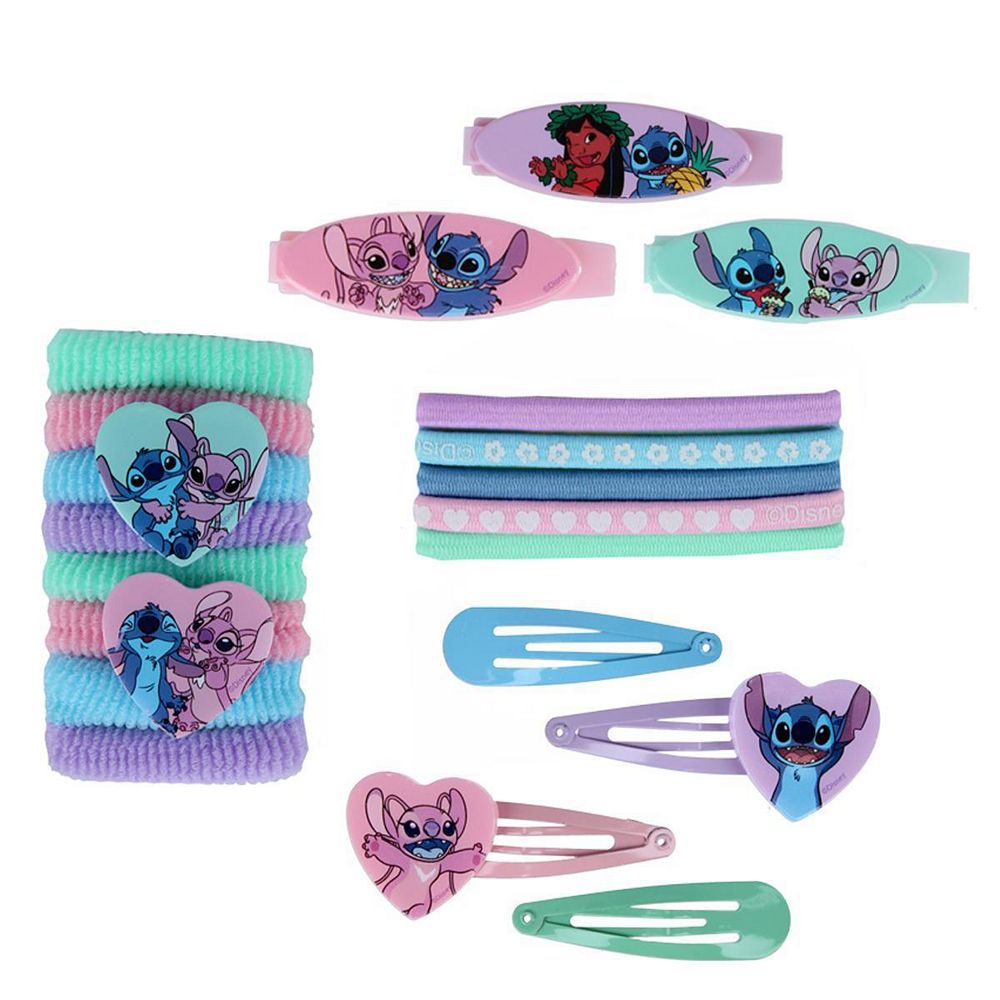 U.P.D., INC Kid's Lilo & Stitch 20 Piece Hair Accesory Set