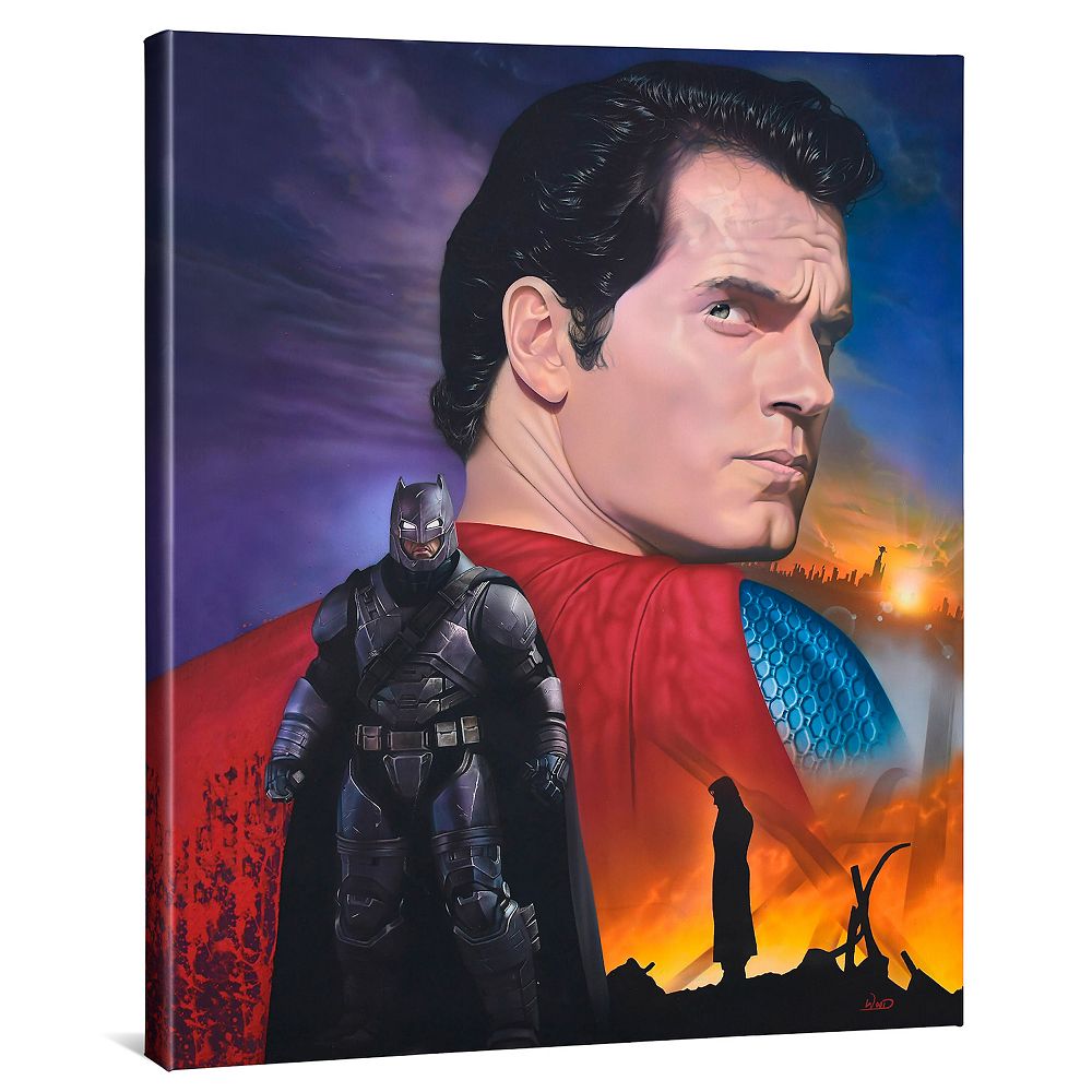 Thomas Kinkade DC Comics Batman v Superman ‘Do You Bleed’ Gallery ...