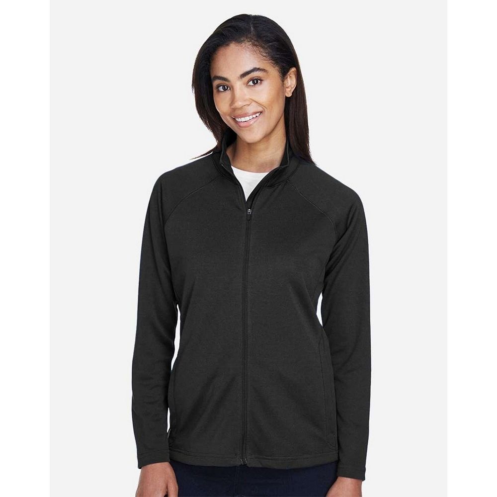 Devon & Jones Women's Stretch Tech-Shell Compass Full-Zip Jacket