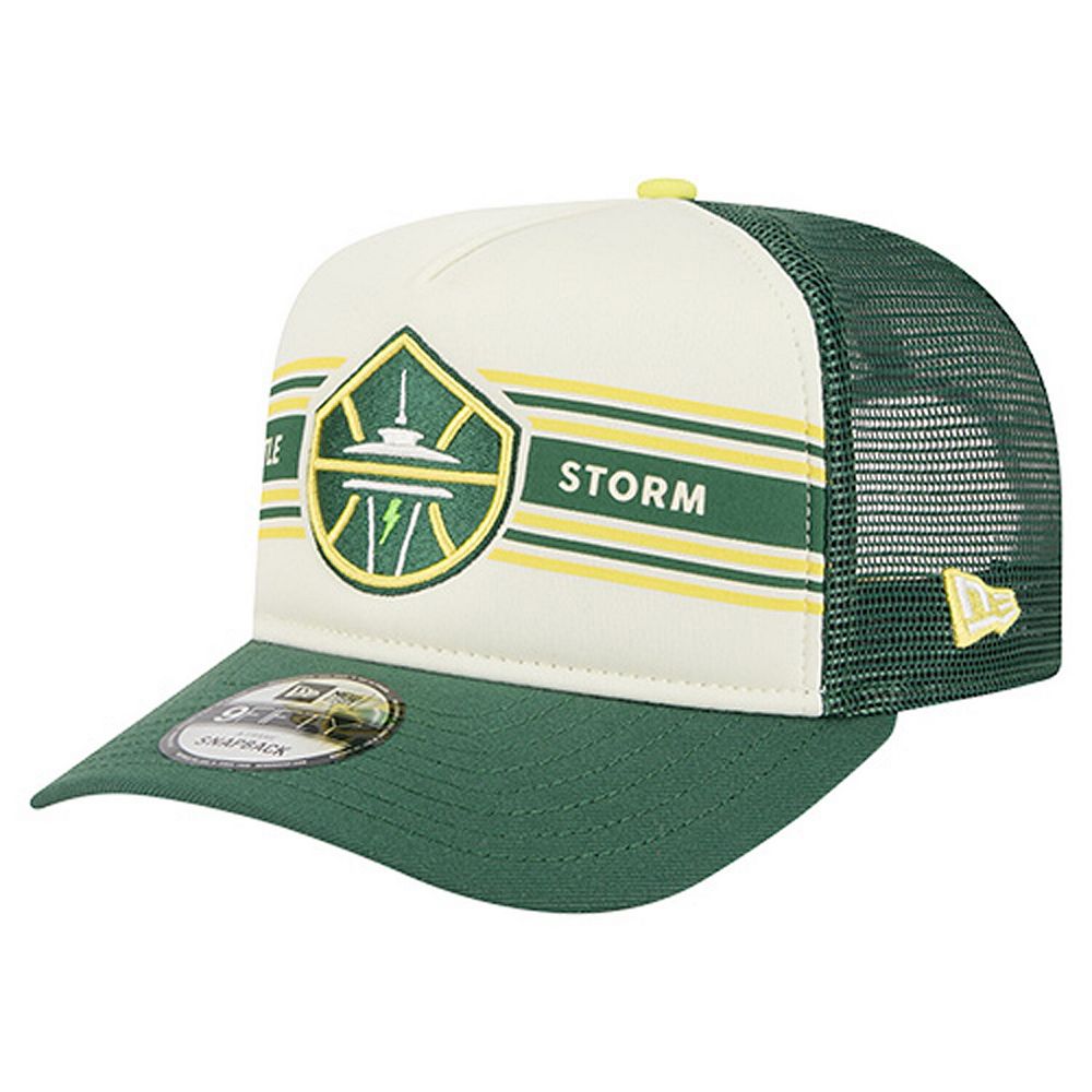 Unisex New Era Cream/Green Seattle Storm Banner Foam Front 9FIFTY A ...