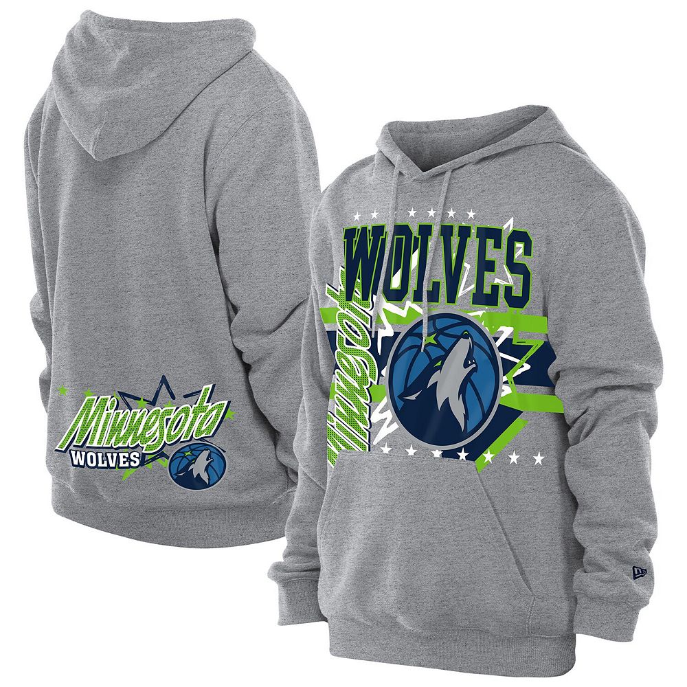 Men's New Era Heather Gray Minnesota Timberwolves Injection Sport ...