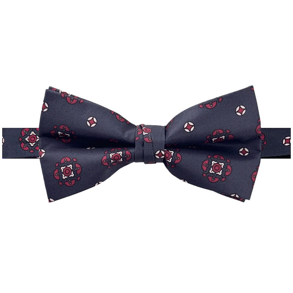Jacob Alexander Men's Diamond Bloom Pre-Tied Adjustable Banded Bow Tie ...