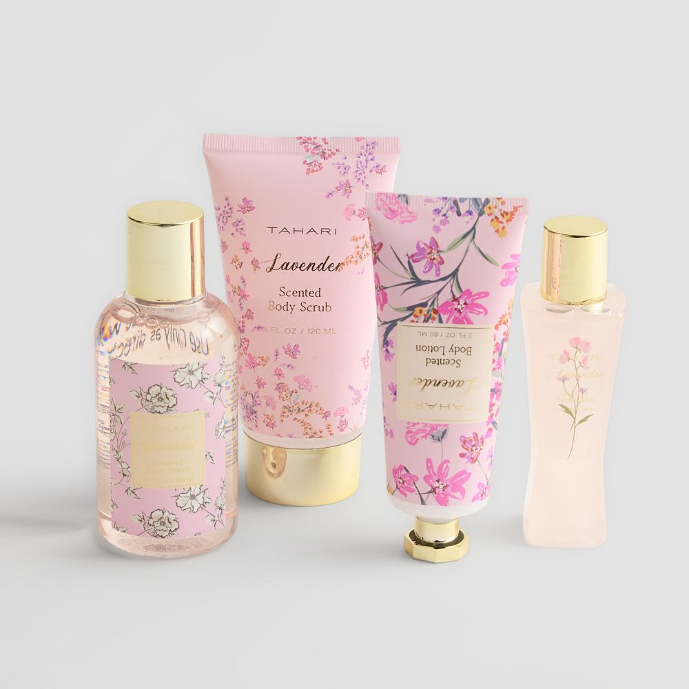 Simple Pleasures Tahari Lavender 4-Piece Bath & Body Collection