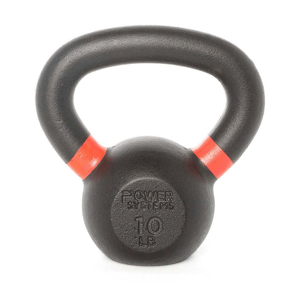 Power Systems Cast Iron Kettlebell (10 lb), Strength Training ...