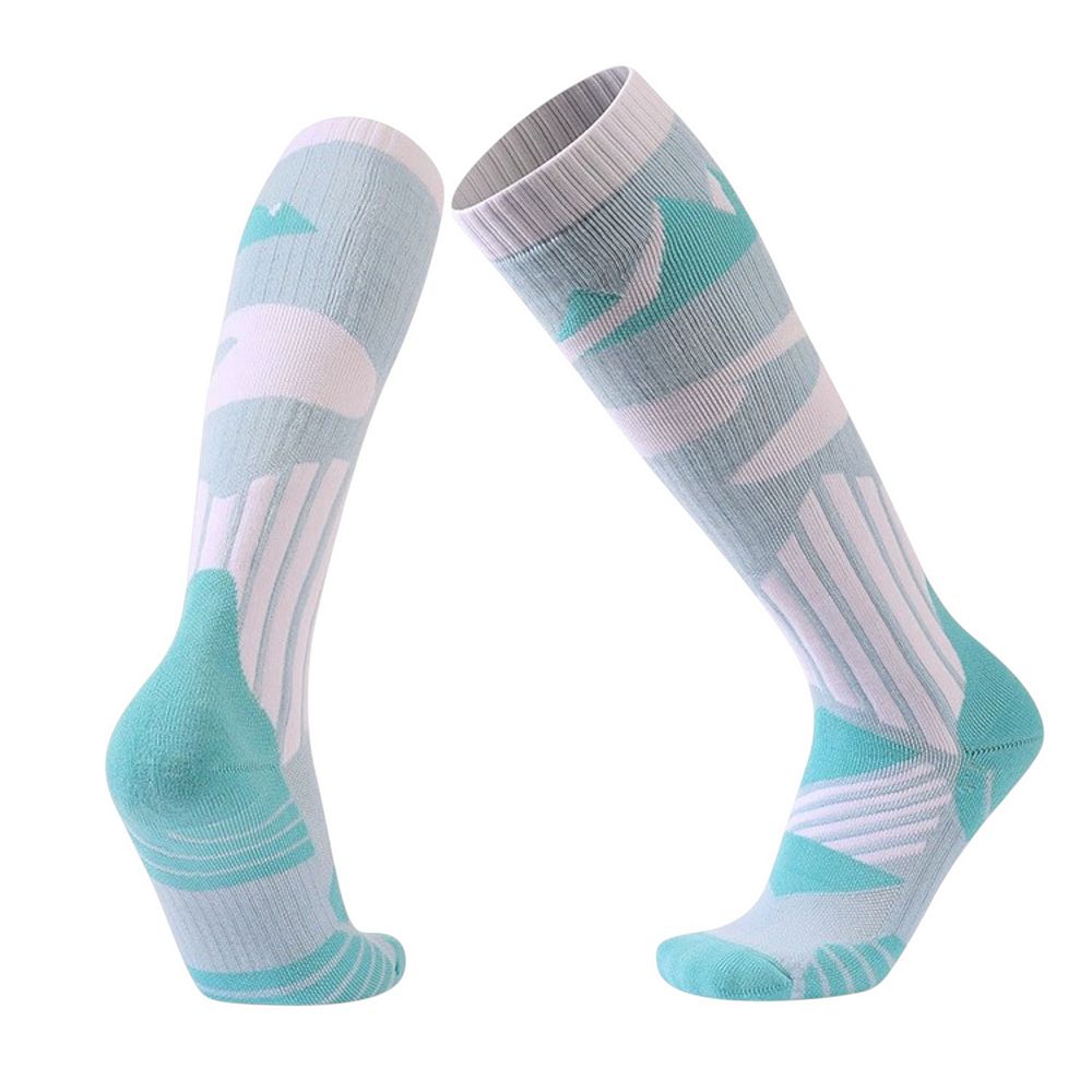 Women's Outdoor Hiking Skiing Cotton Socks Over-the-Calf Warm ...