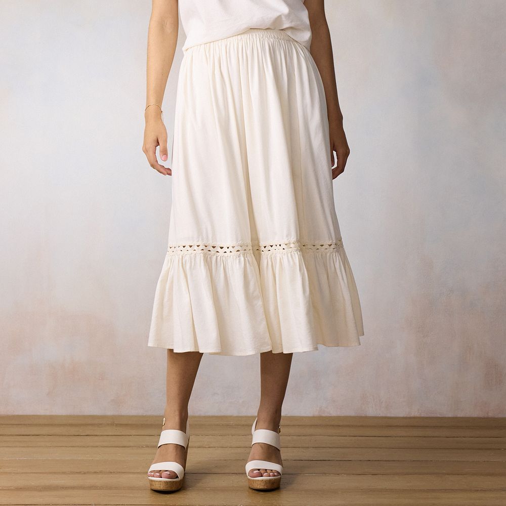 Women's LC Lauren Conrad Gathered Trim Skirt