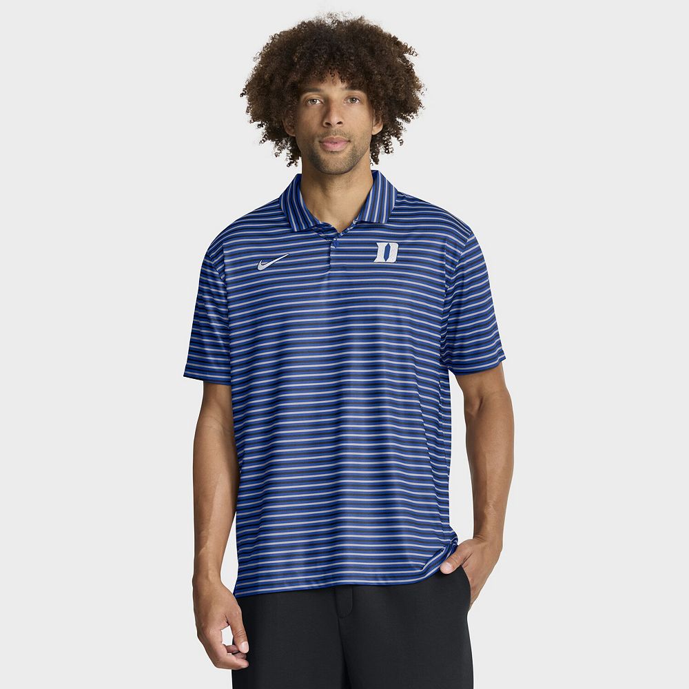 Men's Nike Royal Duke Blue Devils 2025 Coaches Premium Tour Stripe Dri ...