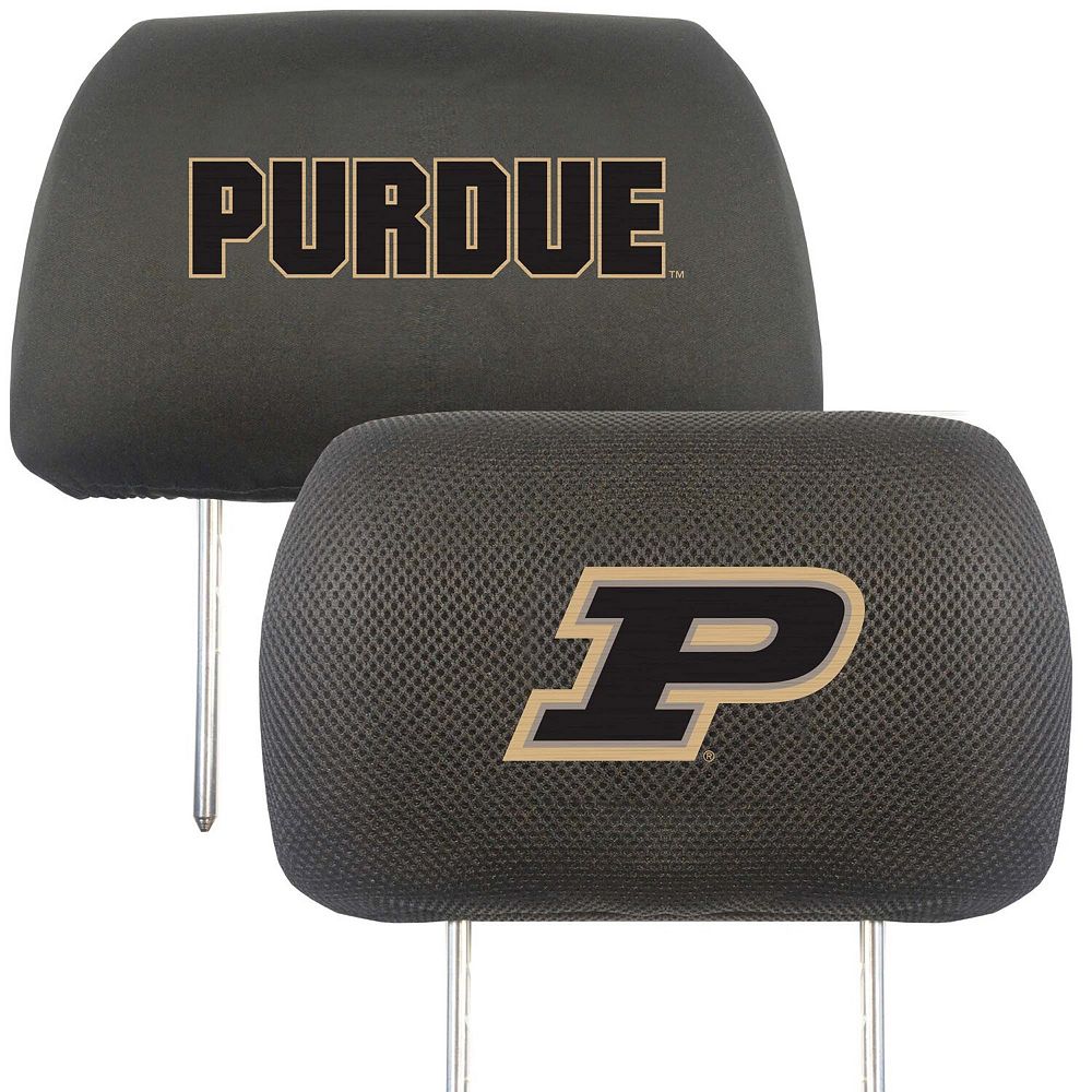 Logo Brands Purdue Boilermakers Car Head Rest Cover