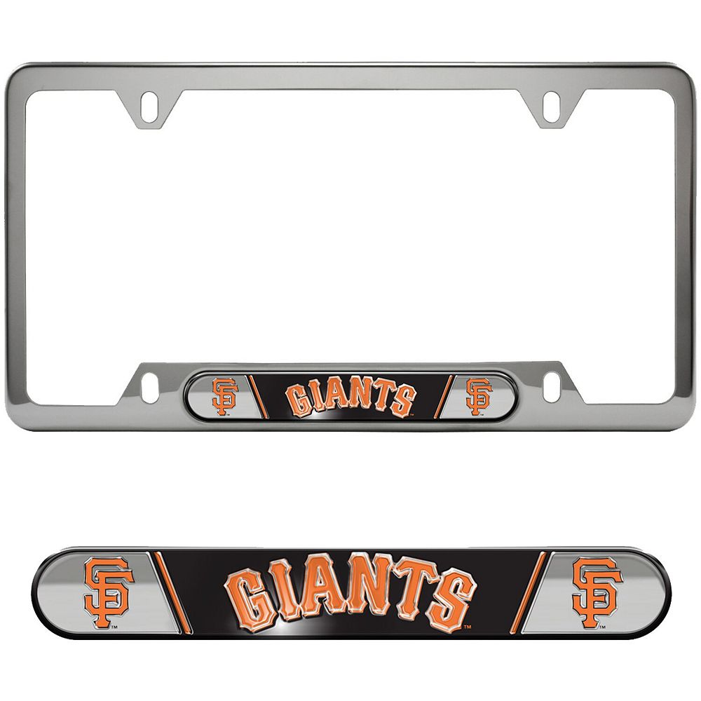 Logo Brands San Francisco Giants Embossed License Plate Frame