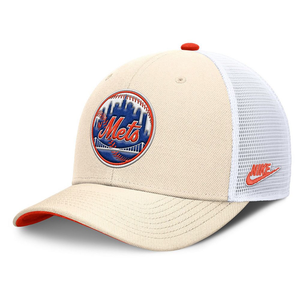 Men's Nike Natural New York Mets Cooperstown Collection Dri-FIT Rise ...