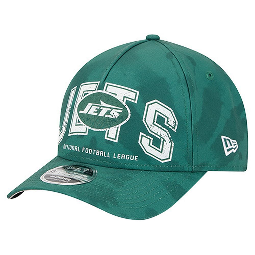 Men's New Era Green New York Jets Tie Dye Fade 9Forty M-Crown A-Frame ...