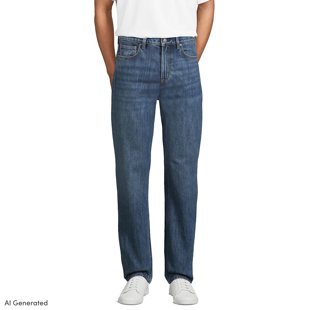 Men's Lands' End Rigid Classic Fit Jeans