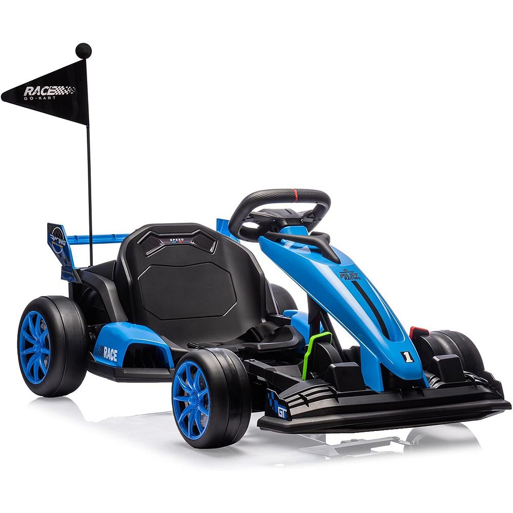 24V Go Kart for Kids, Electric Drift Kart Car with Adjustable Seat ...
