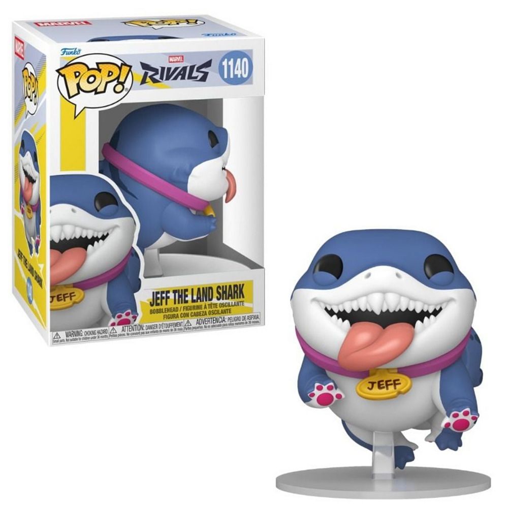 Funko Pop! Marvel Rivals: Jeff the Land Shark #1140