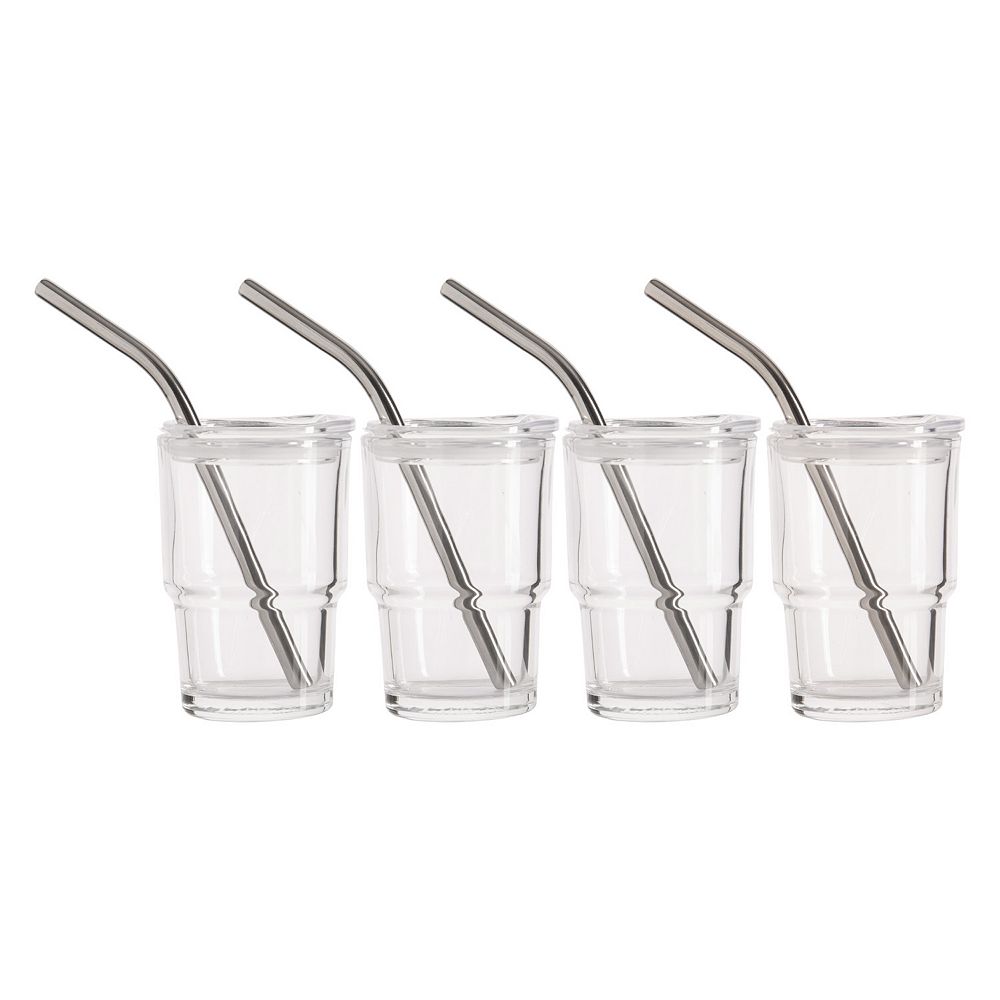 Home Essentials 4-Piece Mini Sipper Set