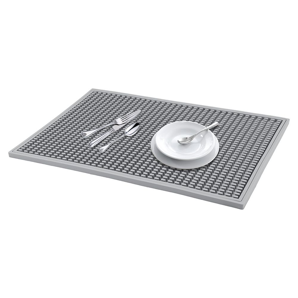 1Pc Silicone Dish Drying Mat for Kitchen Counter with Concave and ...