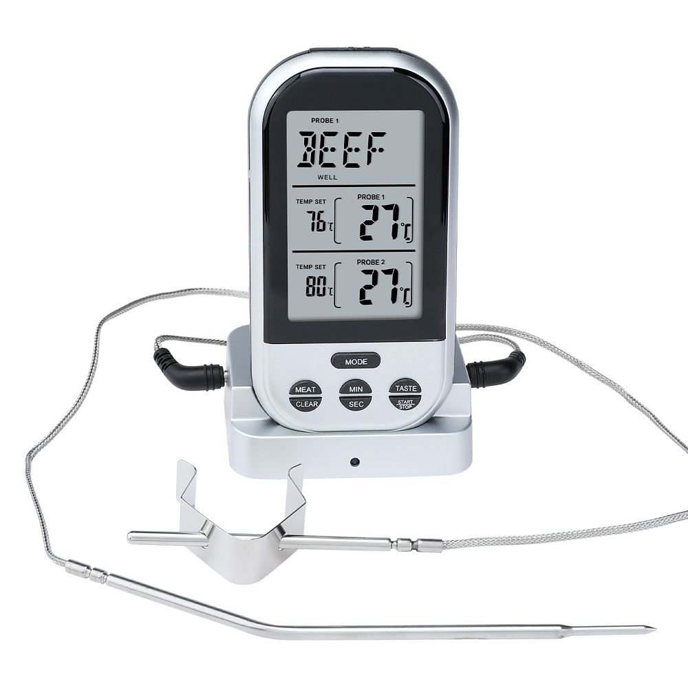 Wireless Meat Thermometer, Instant Read Food Thermometer, Cooking ...